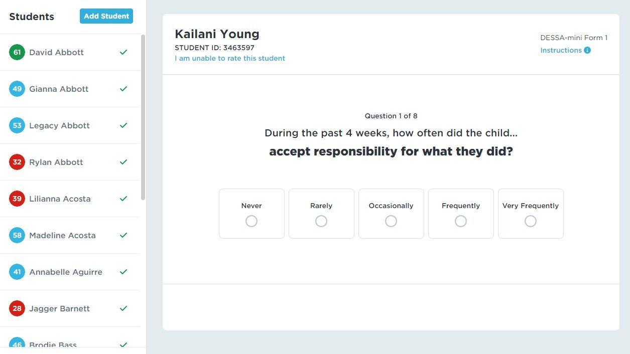 DESSA Aperture System - Universal Screening - DESSA-mini